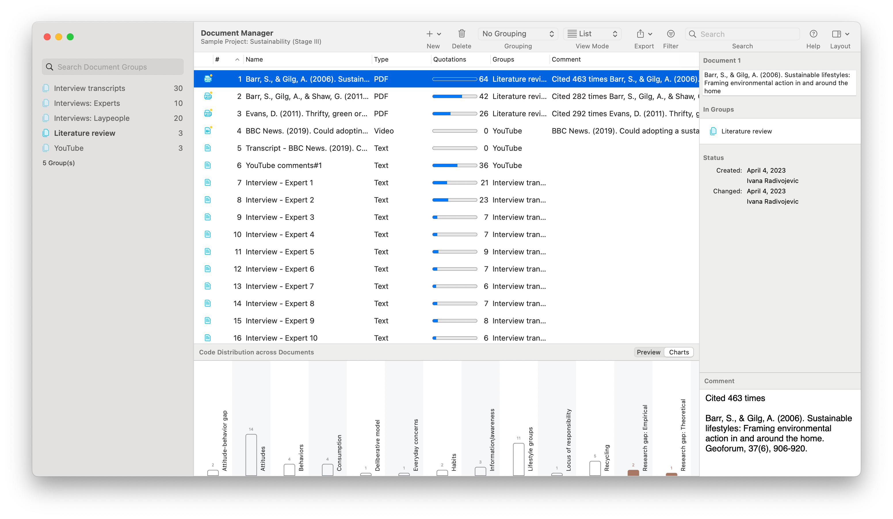 Handling Citations | Guide & Reference Data Management Tools - ATLAS.ti